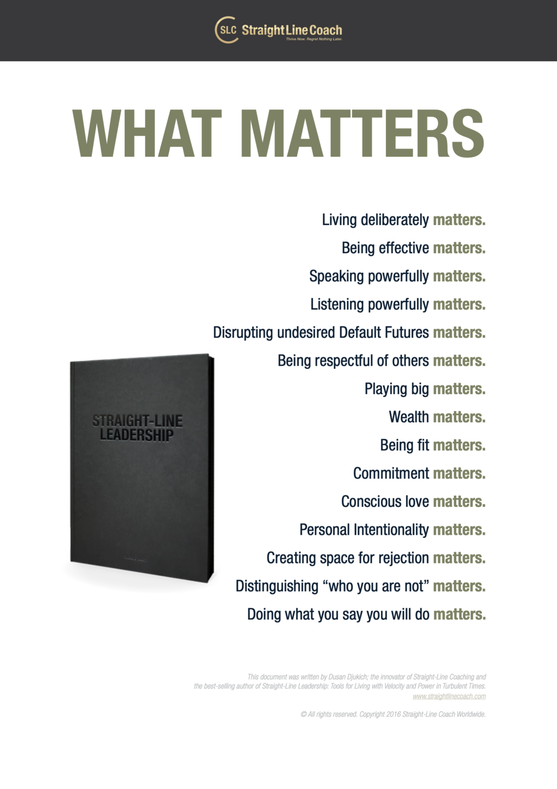 Free resources - Straight-Line Coach